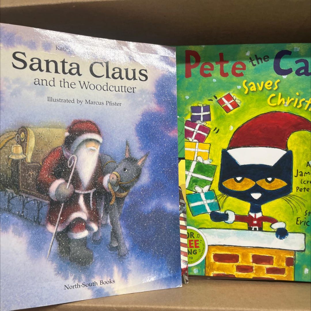 Kids Christmas Book Bundle, David, Pete the Cat and More 44 Books ...