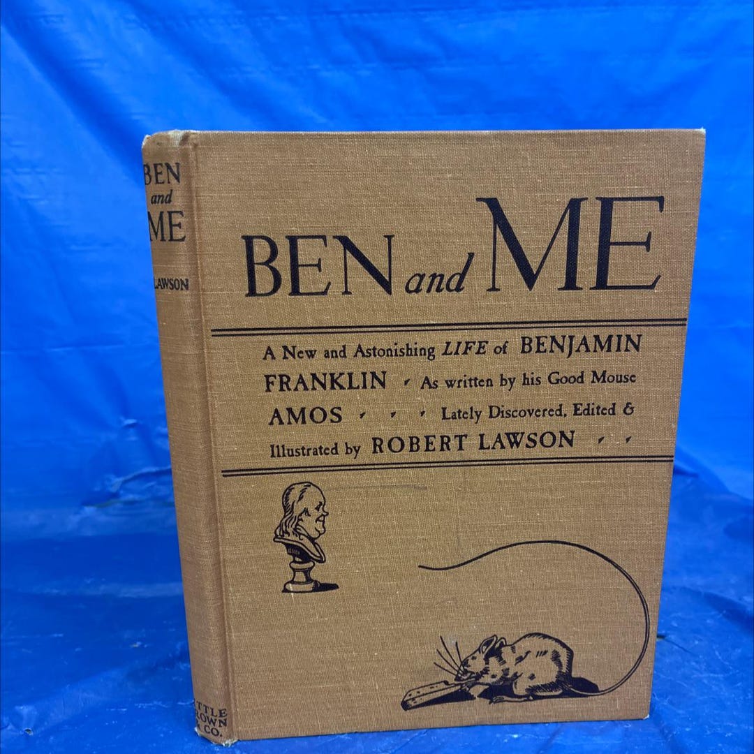 Ben and Me Book, by Robert Lawson, 1939 Hardcover 2R6S_97 - Etsy