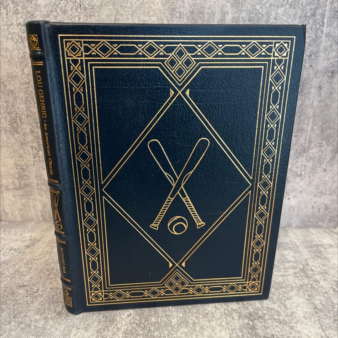 Lou Gehrig an American Classic Book, by Richard Bak, 1999 Leather 4R7S ...