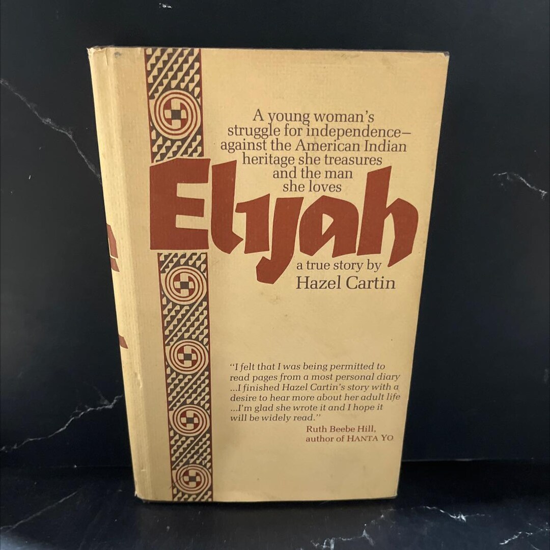 Elijah a True Story Book, by Hazel Cartin, 1980 Hardcover RARE-R69-B7-E ...