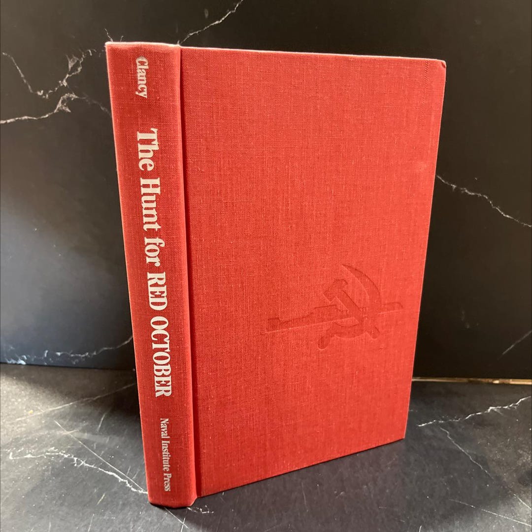 The Hunt for Red October Book, by Tom Clancy, 1984 Hardcover RARE-R66 ...