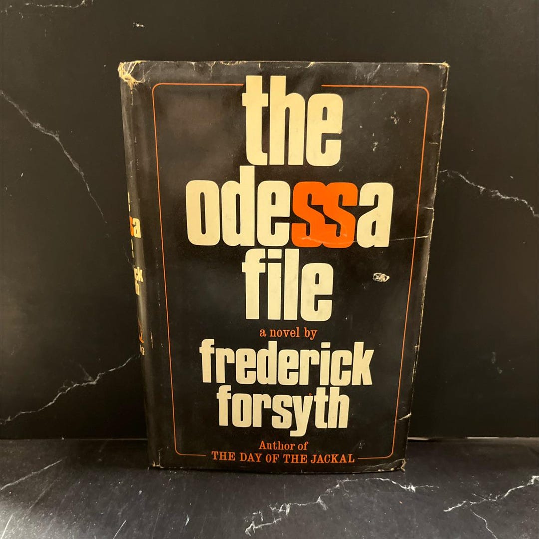 The Odessa File Book, by Frederick Forsyth, 1972 Hardcover RARE-R70-B8 ...