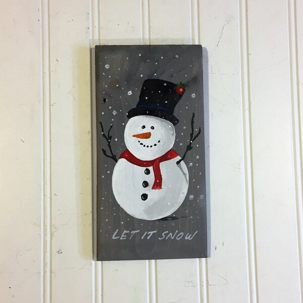 Wooden Snowman Plank - Etsy