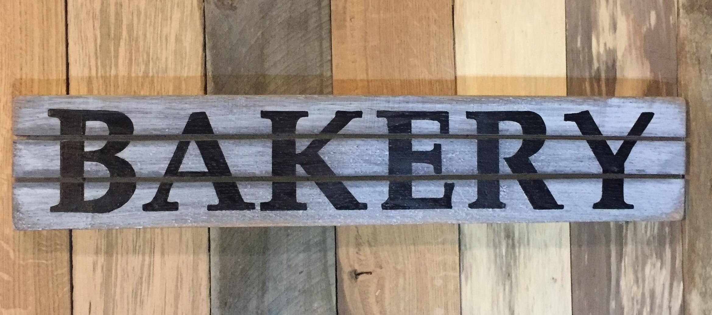 BAKERY SIGN, Bakery Wooden Sign, Farmhouse Style Bakery Sign, Pallet ...