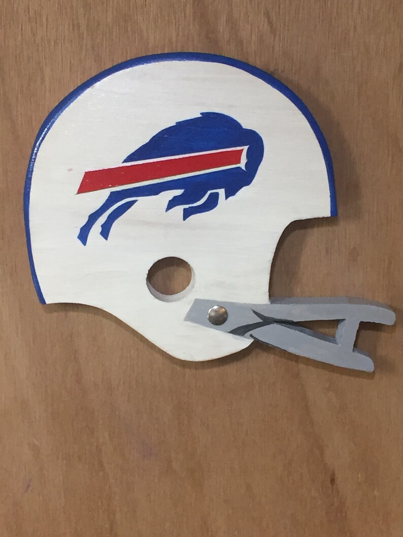 Wooden Buffalo Bills Style Helmet Sign, Rustic, Wooden Sign, Hand- Cut ...