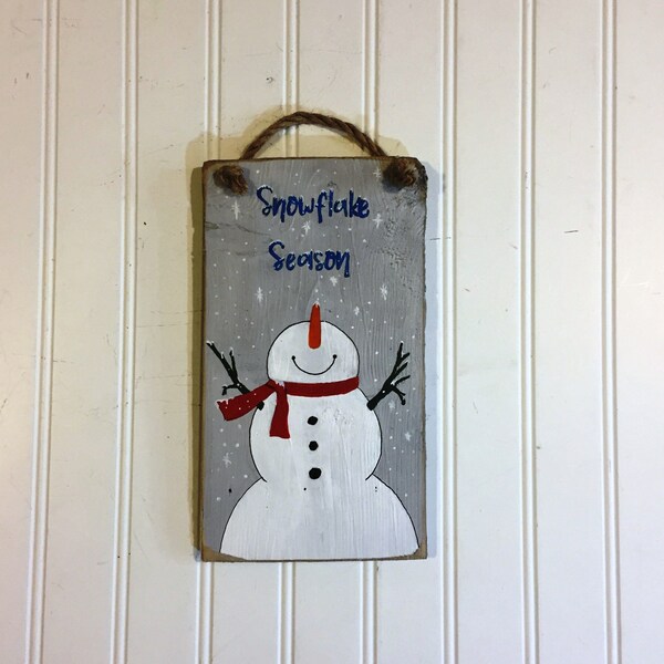 Wooden Snowman Plank - Etsy