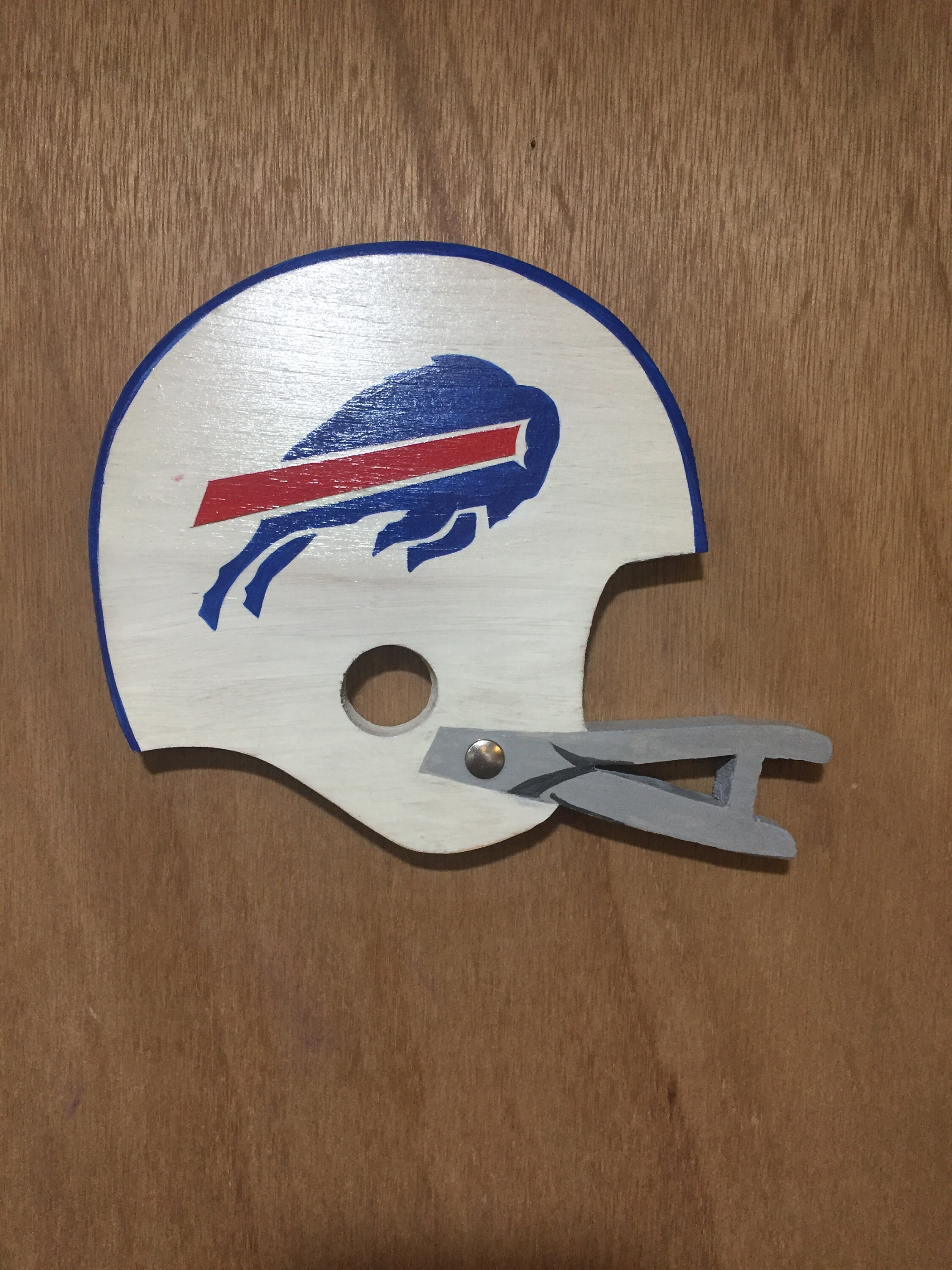Wooden Buffalo Bills Style Helmet Sign, Rustic, Wooden Sign, Hand- Cut ...