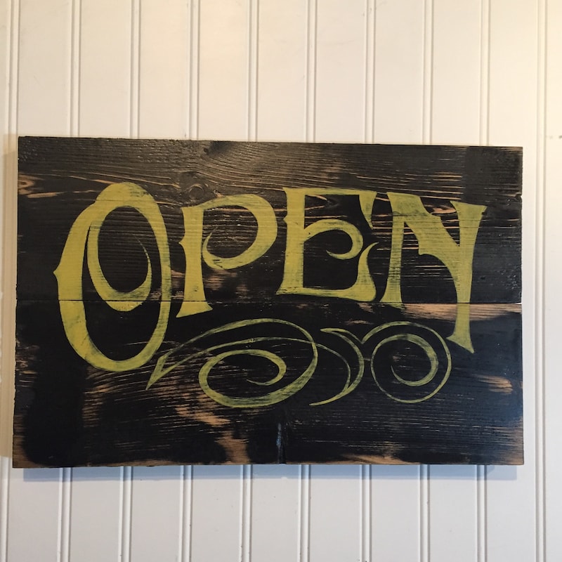 Reclaimed Logo Sign - Etsy