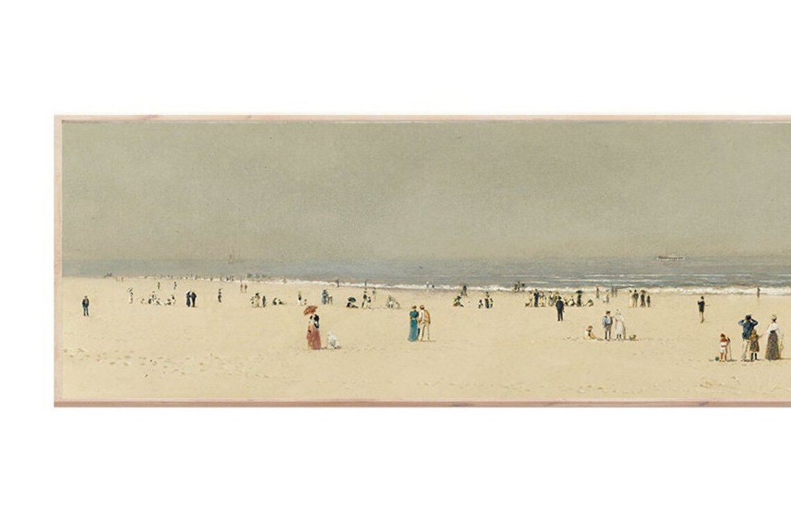 Long Landscape Painting Panoramic Art Print Instant - Etsy