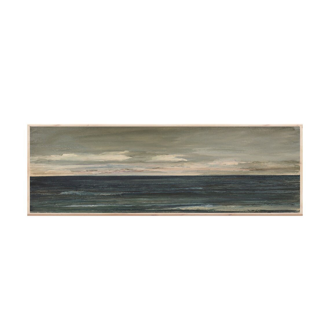 Long Landscape Painting Panoramic Art Print Instant | Etsy