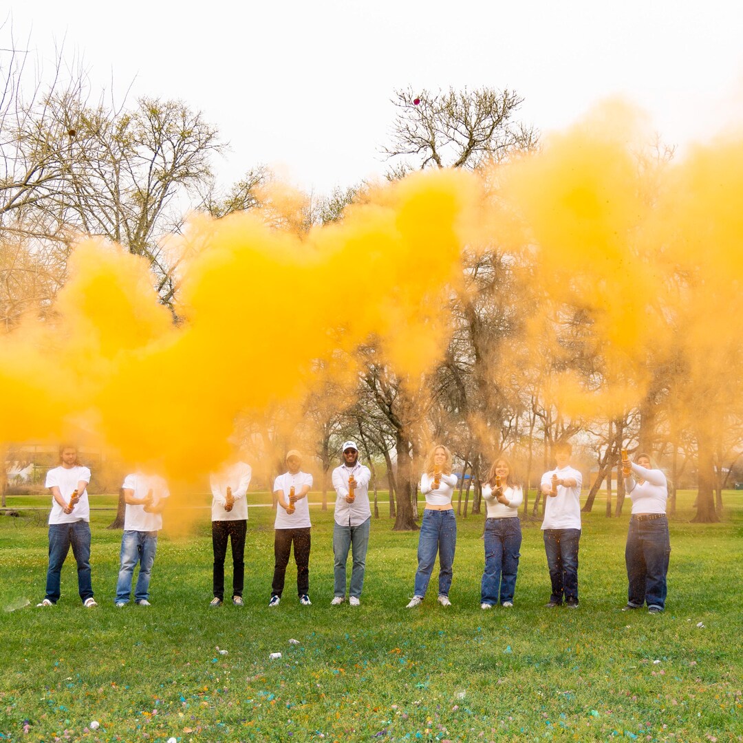 Orange Powder Poppers Color Run Party for Graduation- NO MESS- New Year ...
