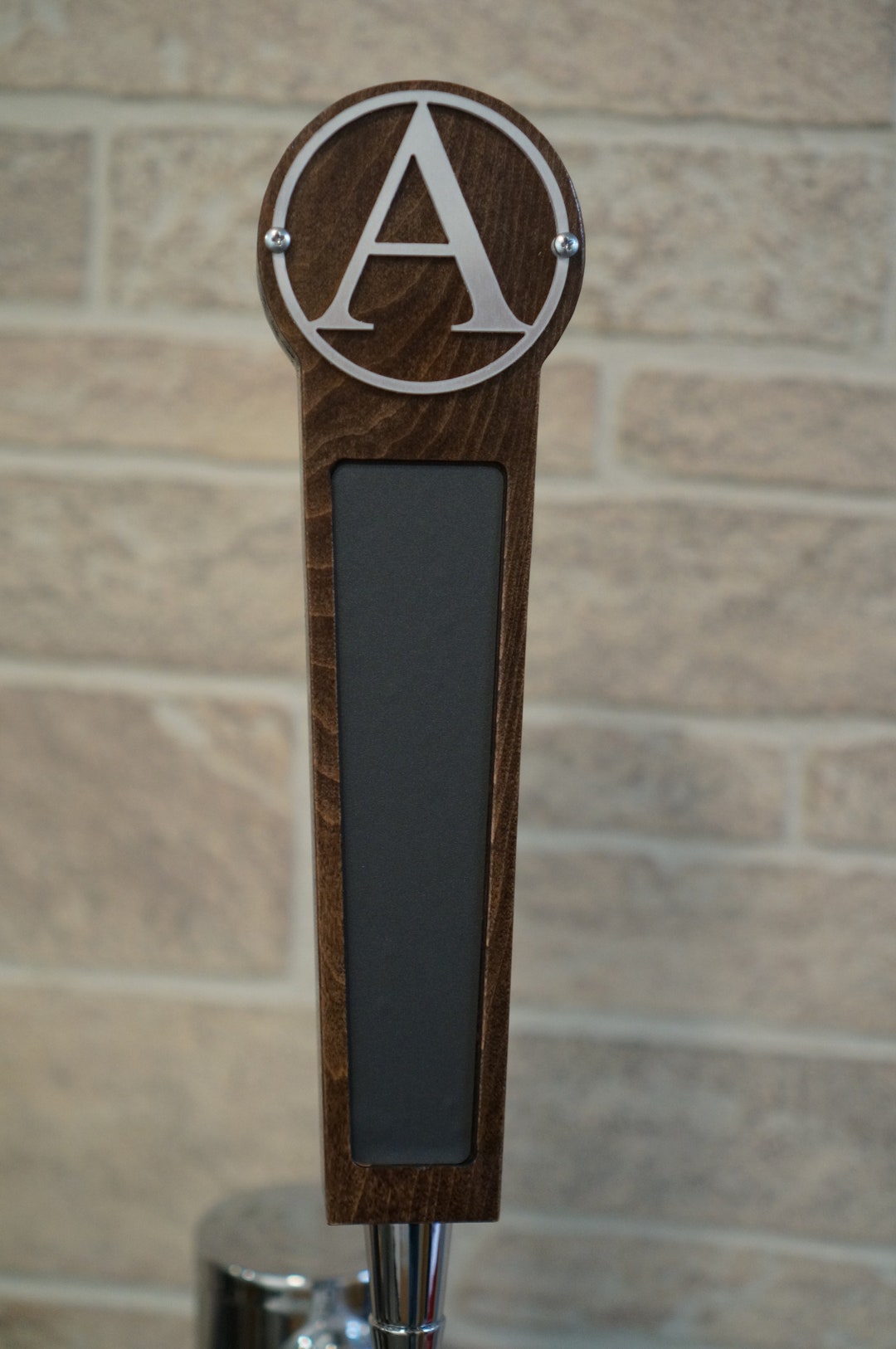 Custom Metal Monogram Tap Handle - Etsy