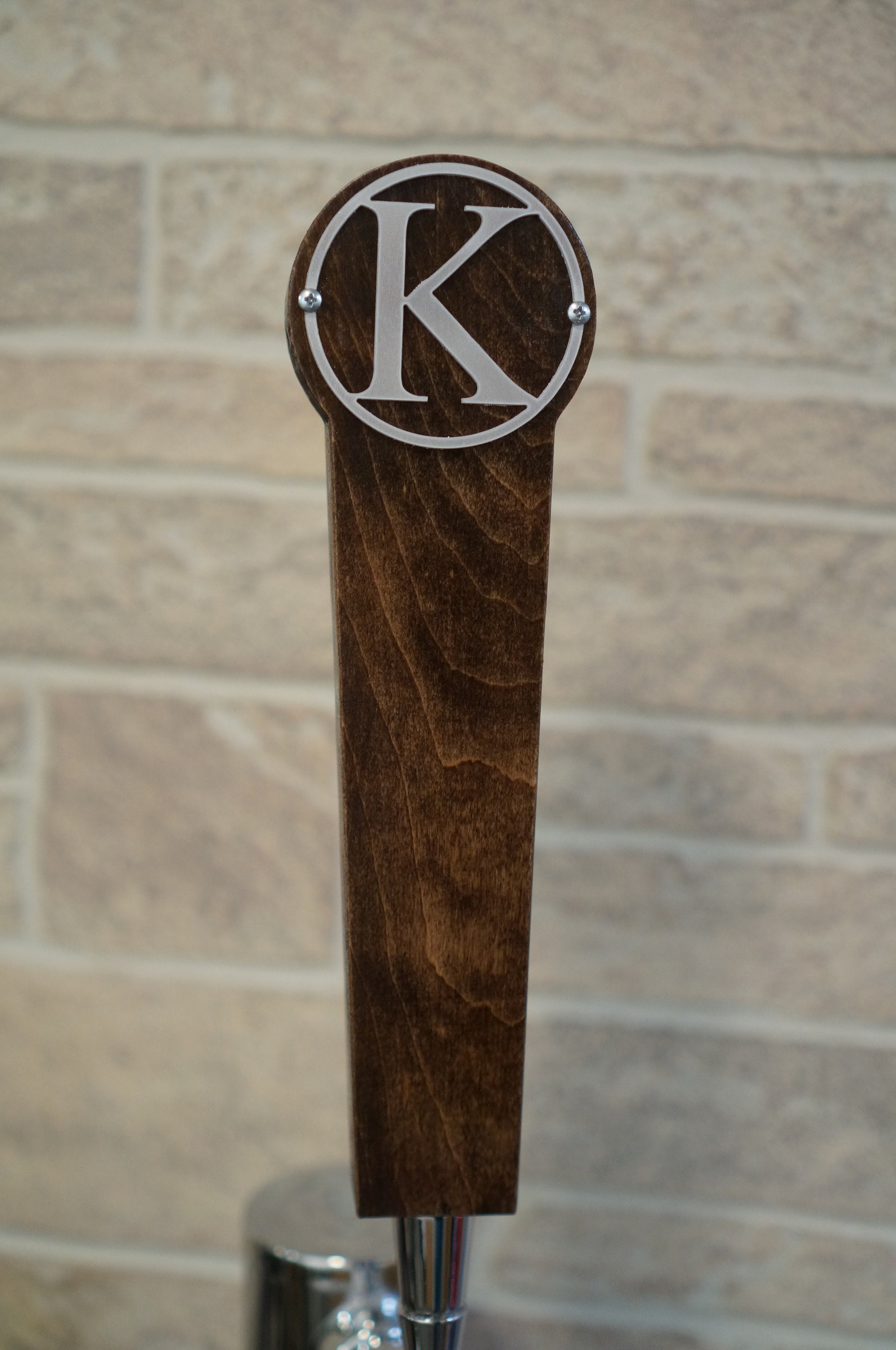 Custom Metal Monogram Tap Handle - Etsy