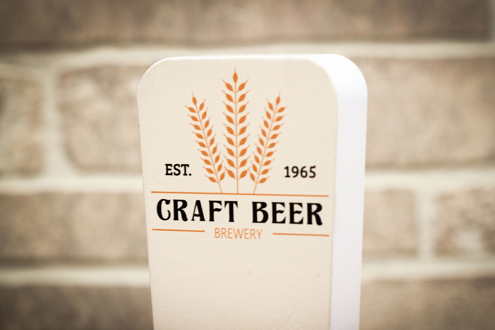 Custom Name Tap Handle White - Etsy