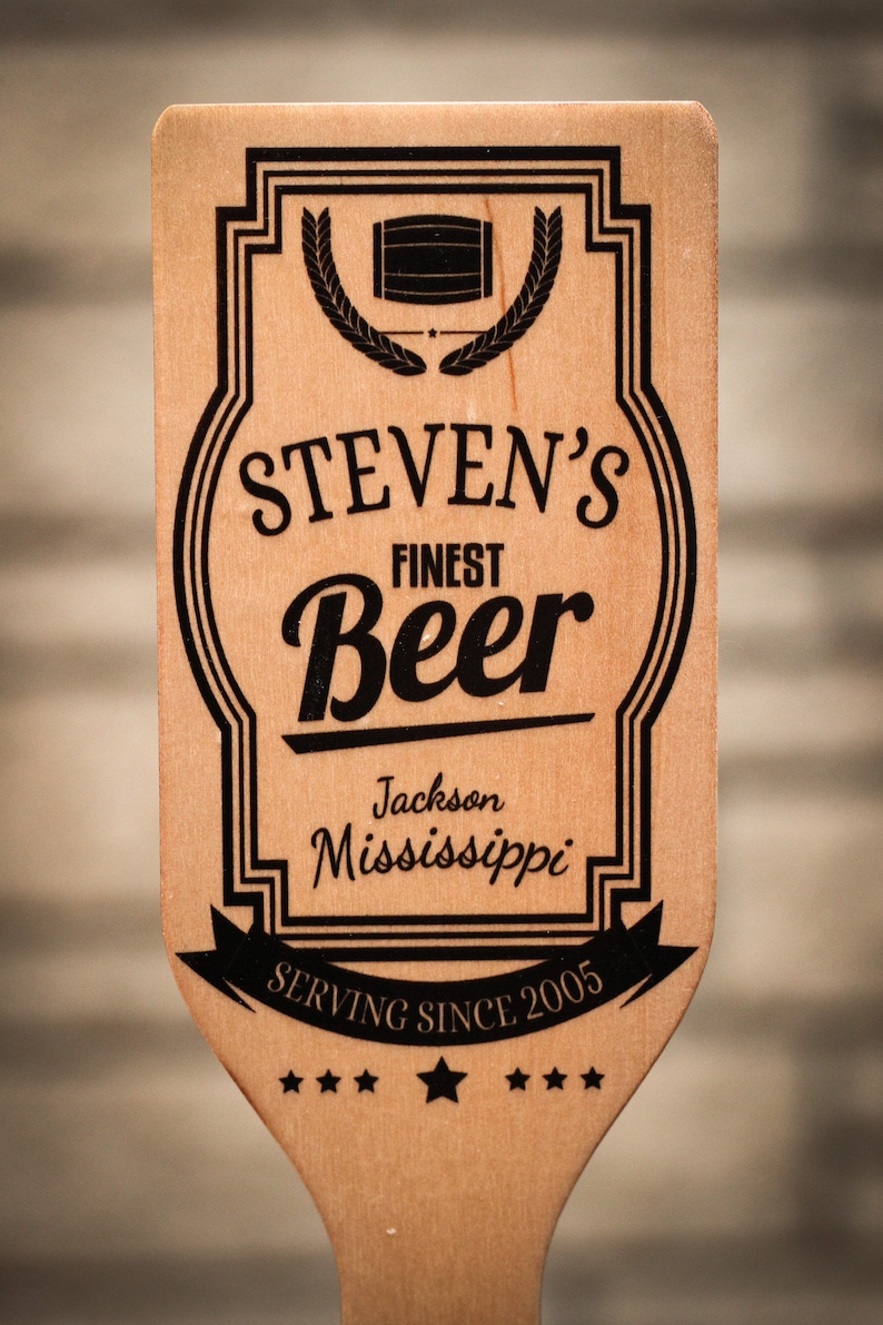 Personalized Pub Style Tap Handle | Etsy
