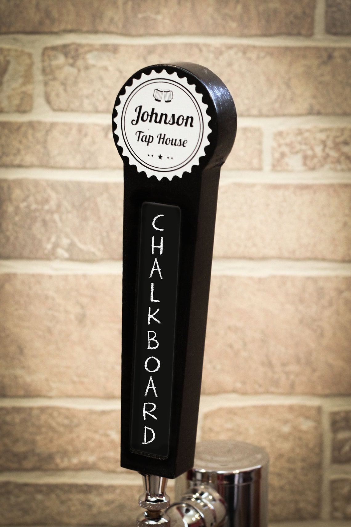 Custom Name Tap Handle Chalkboard Whiteboard or Plain | Etsy