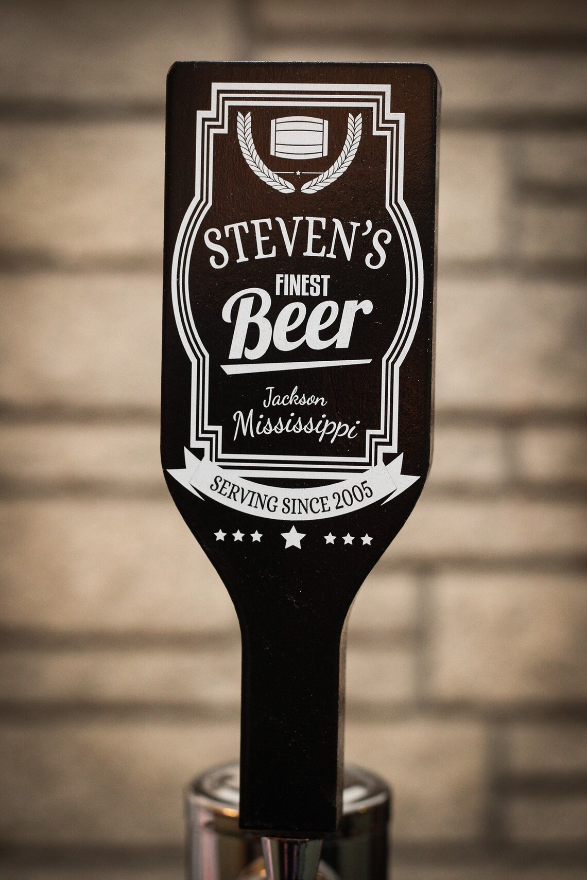 Personalized Pub Style Tap Handle | Etsy