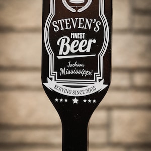 Personalized Pub Style Tap Handle - Etsy