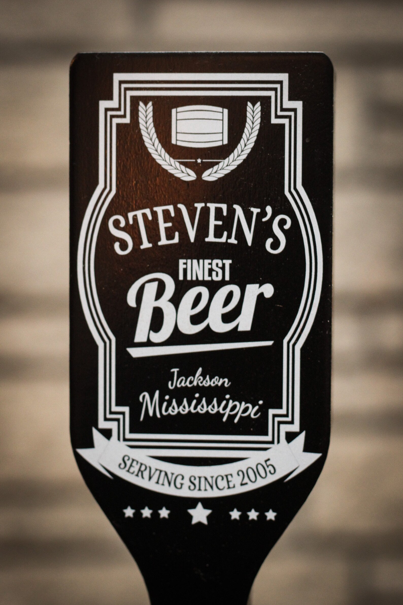 Personalized Pub Style Tap Handle | Etsy