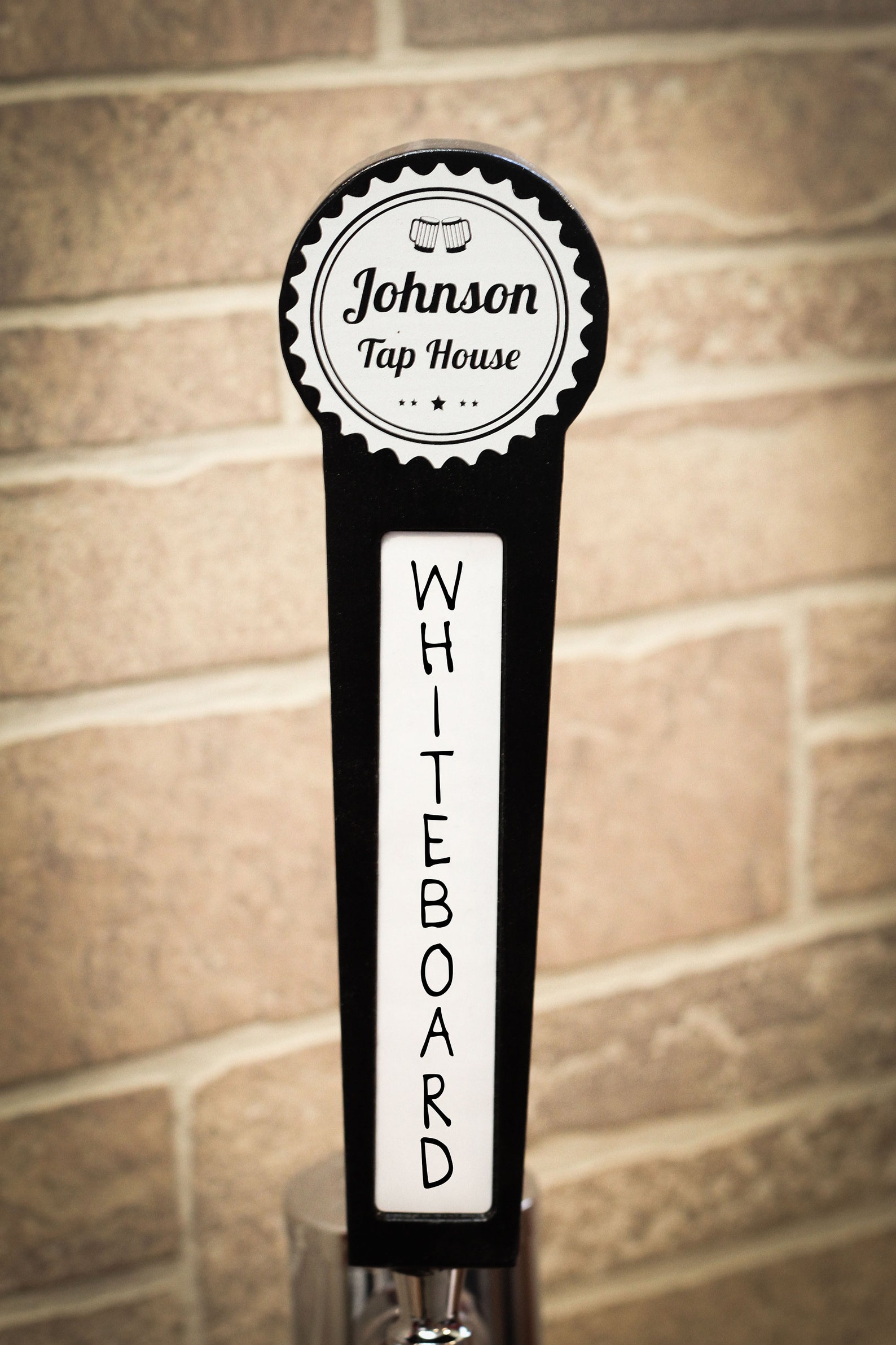 Custom Name Tap Handle Chalkboard Whiteboard or Plain | Etsy