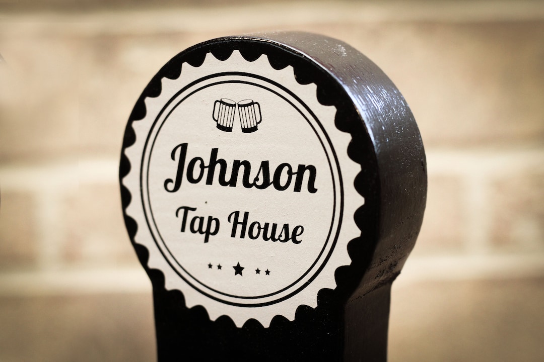 Custom Name Tap Handle - Chalkboard, Whiteboard or Plain - Etsy