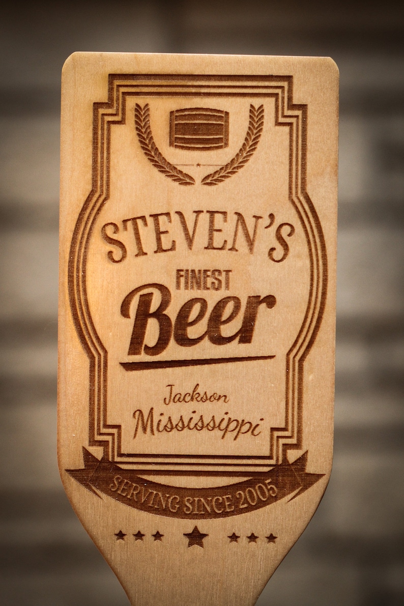 Personalized Pub Style Tap Handle | Etsy