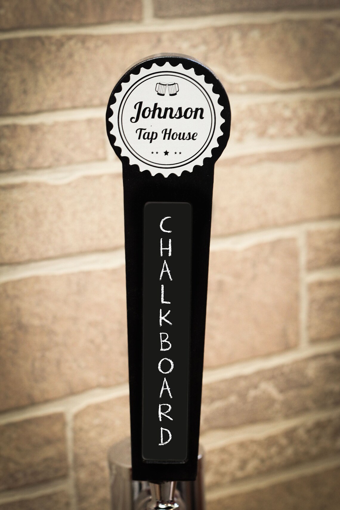 Custom Name Tap Handle Chalkboard Whiteboard or Plain | Etsy