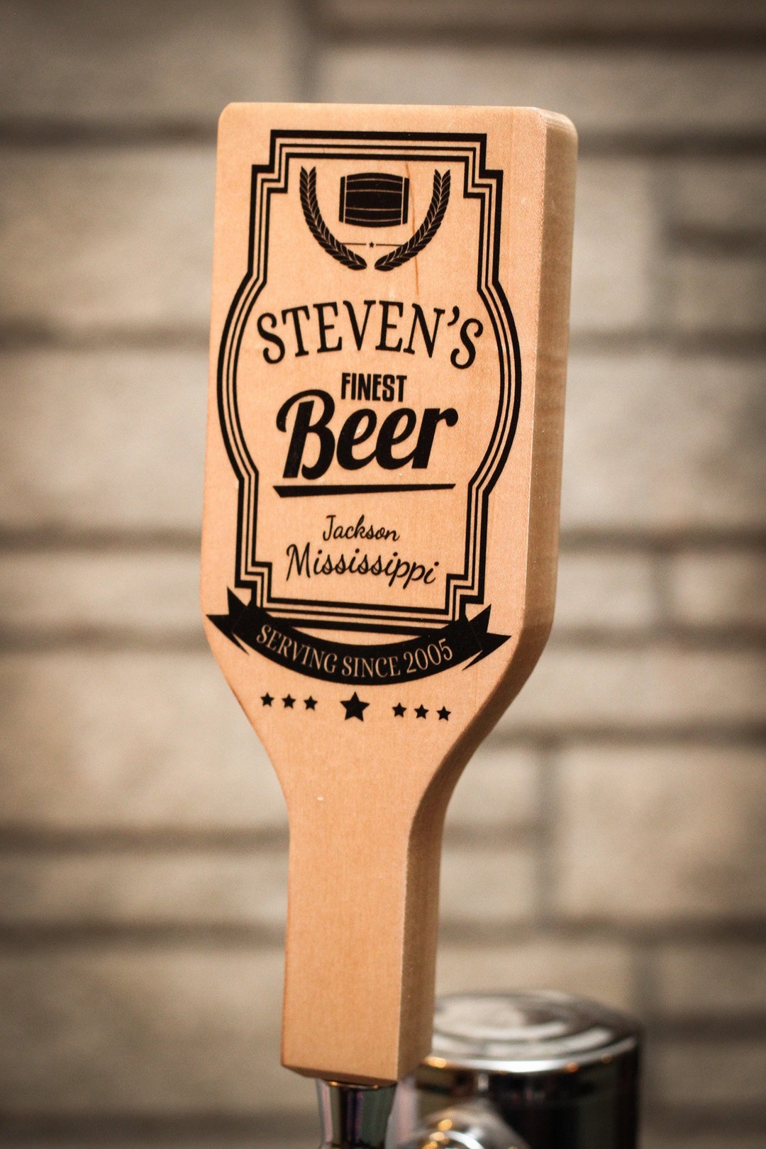 Personalized Pub Style Tap Handle - Etsy