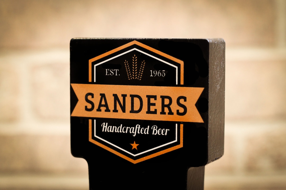 Custom Name Tap Handle - Chalkboard or Whiteboard - Etsy