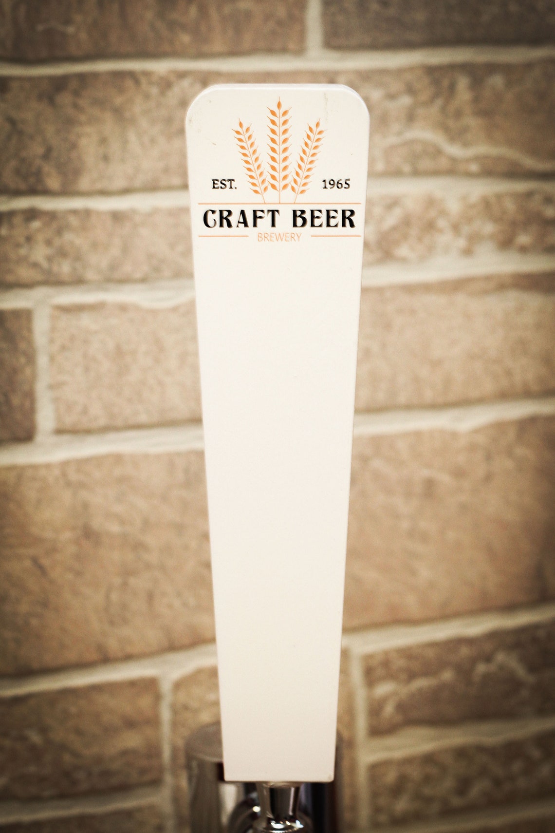 Custom Name Tap Handle White - Etsy