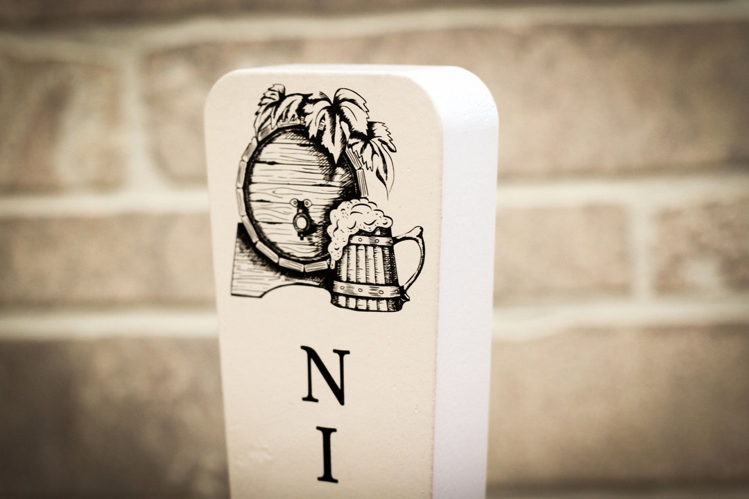 Custom Name Tap Handle - White or Maple - Etsy