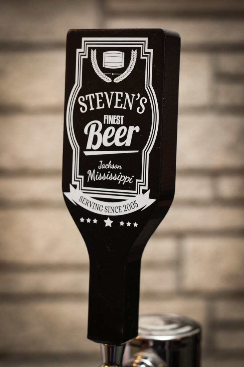 Personalized Pub Style Tap Handle - Etsy