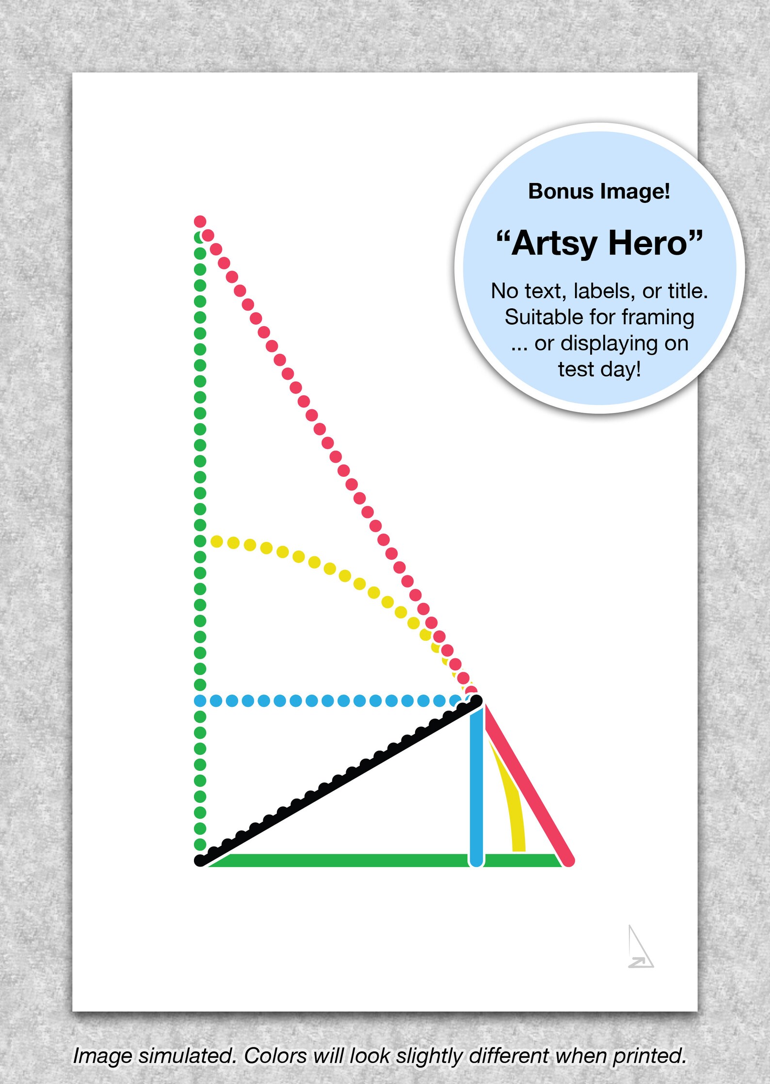 Trigonometry "the Fundamental Trigonograph" Printable Educational ...