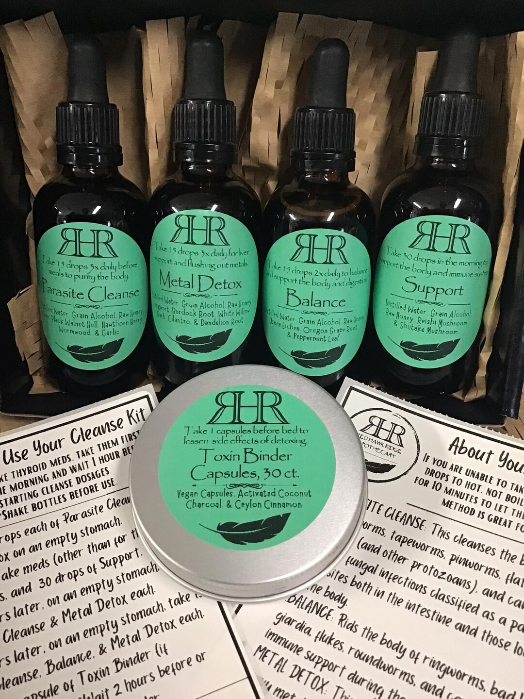 30-day Parasite & Metal Cleanse/detox Kit - Etsy
