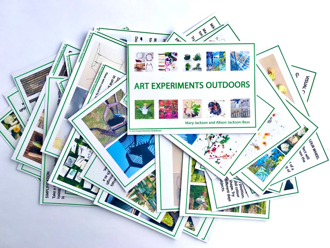 Creative Prompt Idea Cards for Art Experiments Outdoors (downloadable ...