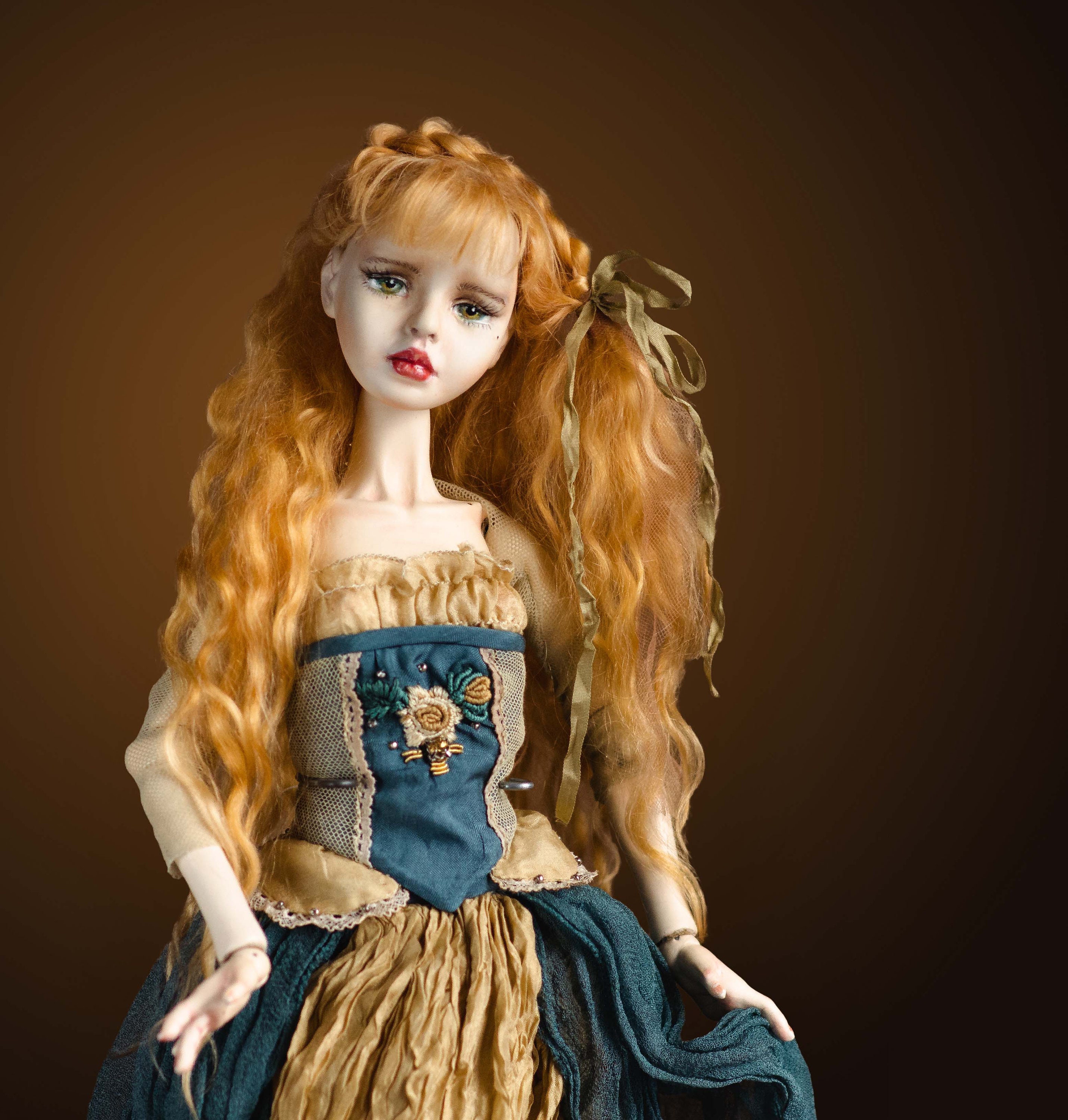 Reserve For The Angela Art Dolllpolymer Clay Doll Etsy