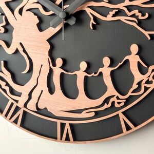 Personalized Wooden Wall Clock Unique Mother's Day Gift Custom Gift for ...