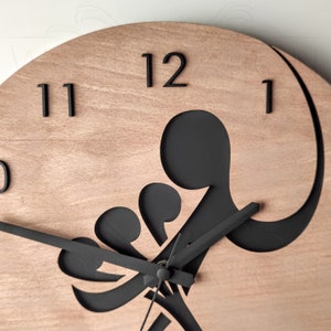 Personalized Wooden Wall Clock Unique Mother's Day Gift Custom Gift for ...