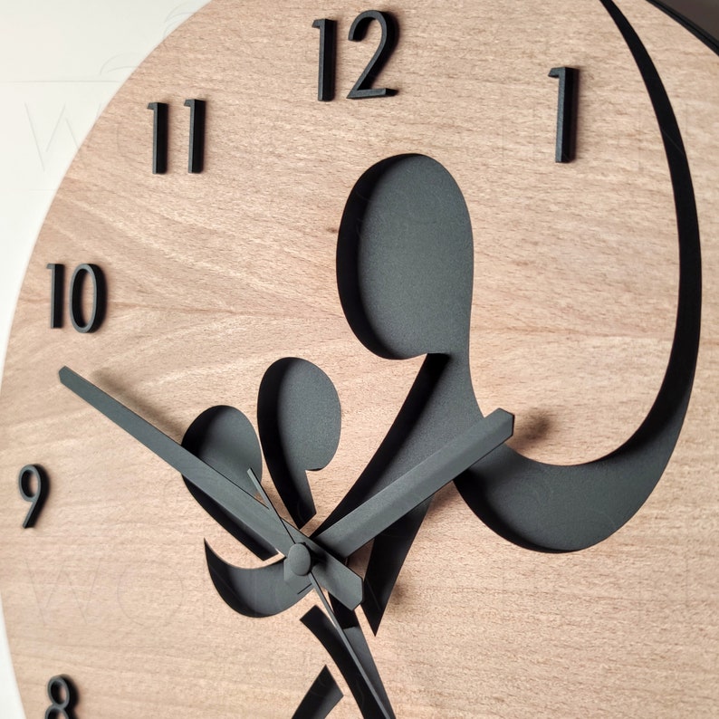 Personalized Wooden Wall Clock Unique Mother's Day Gift - Etsy