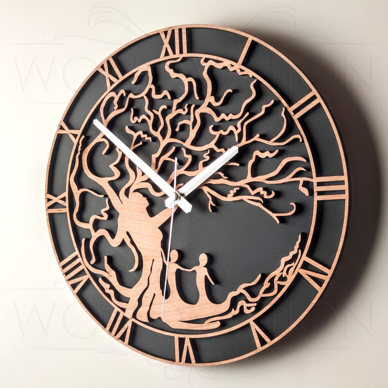 Personalized Wooden Wall Clock Unique Mother's Day Gift - Etsy