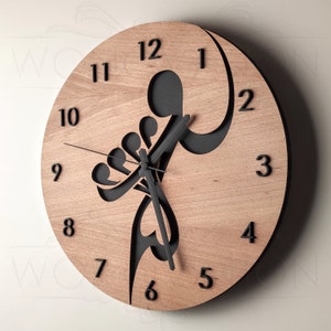 Personalized Wooden Wall Clock Unique Mother's Day Gift Custom Gift for ...