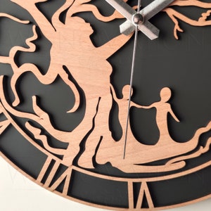 Personalized Wooden Wall Clock Unique Mother's Day Gift Custom Gift for ...