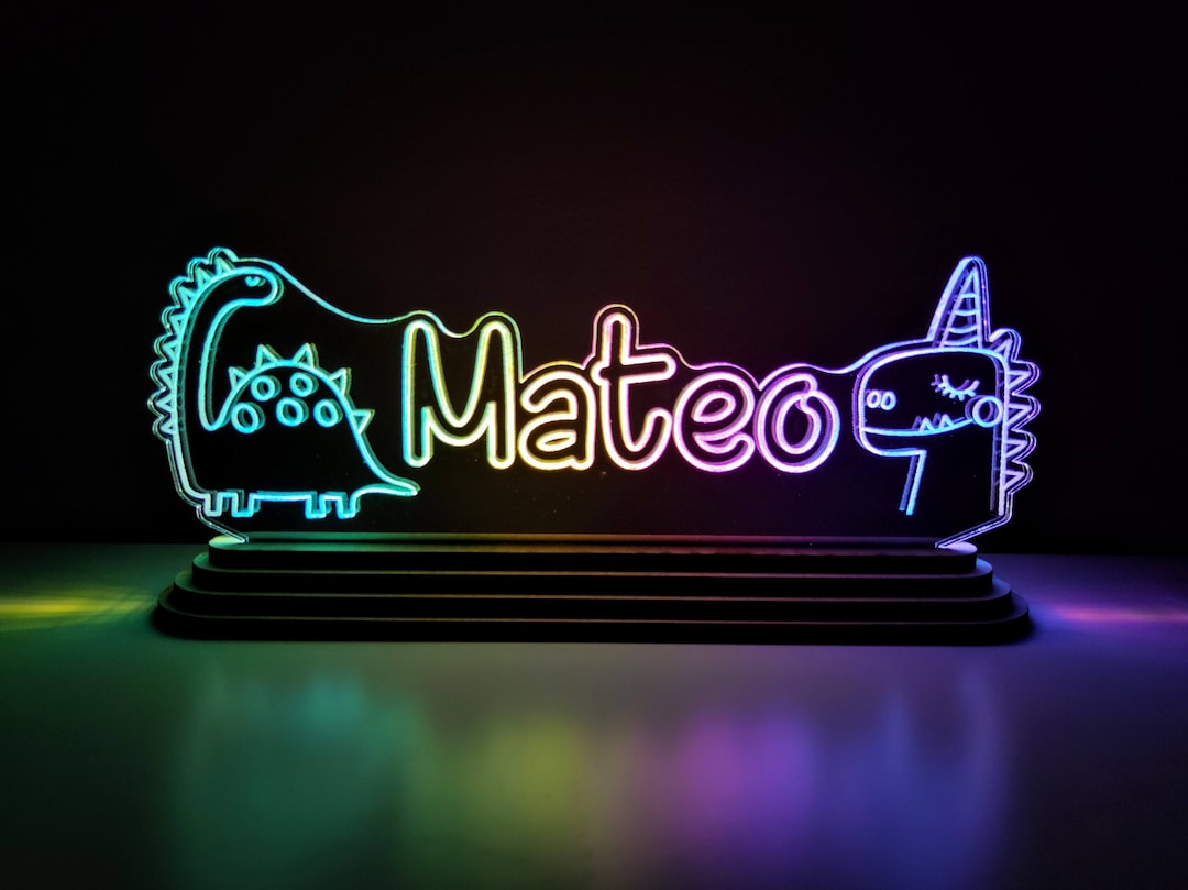 Custom Night Light up Name Sign Newborn Gift 1st Birthday Gift - Etsy