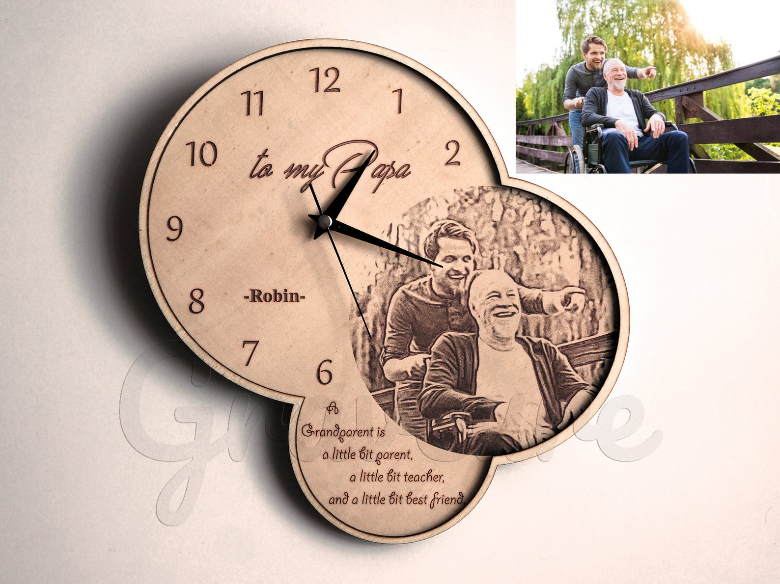 Grandparents Christmas Gift Personalized Gift for Grandparent - Etsy