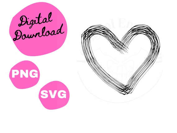 Paper, Party & Kids Craft Supplies & Tools png & SVG DXF cut file Heart ...