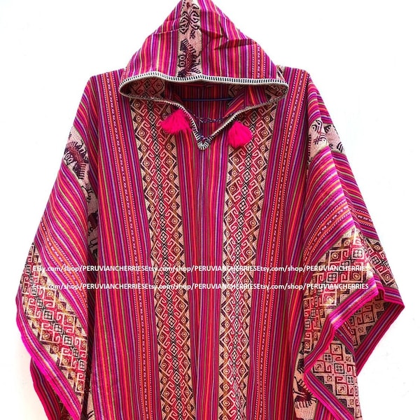 Peruvian Poncho - Etsy
