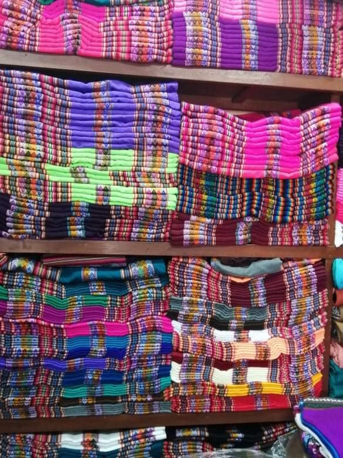 Original Peruvian Fabric Tribal Ethnic Stripy Textile | Etsy
