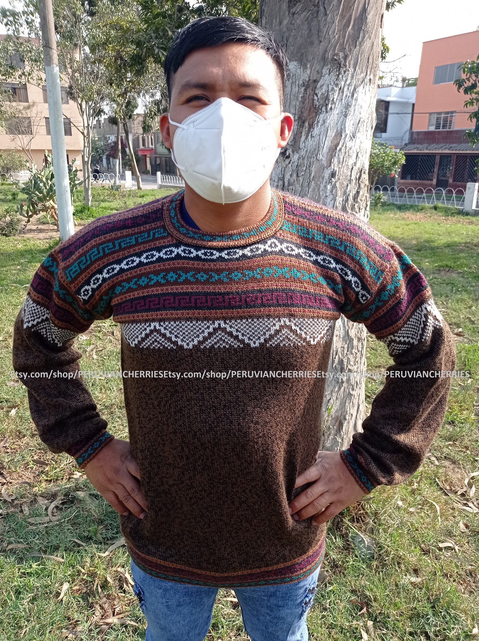 Alpaca sweater Unisex alpaca sweater cardigan Alpaca fiber | Etsy