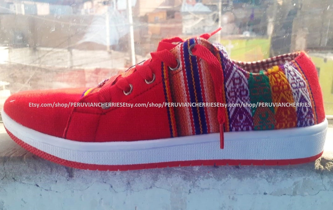 Sneakers Cat, Converse Style, Unisex, Peruvian Sneakers Manta Shoes ...