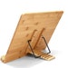 Organic Bamboo Book Stand Wooden Cookbook Stand Recipe Stand Christmas ...